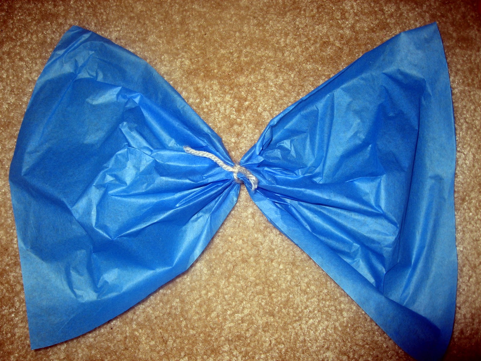 Tissue Paper Butterfly Craft