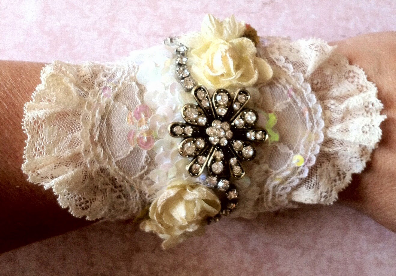 Kimberly's Creative Inspiration: Vintage cuff and head band