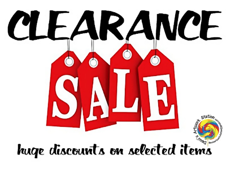 Dewi Artworks Station: Info: Clearance Sale on selected item