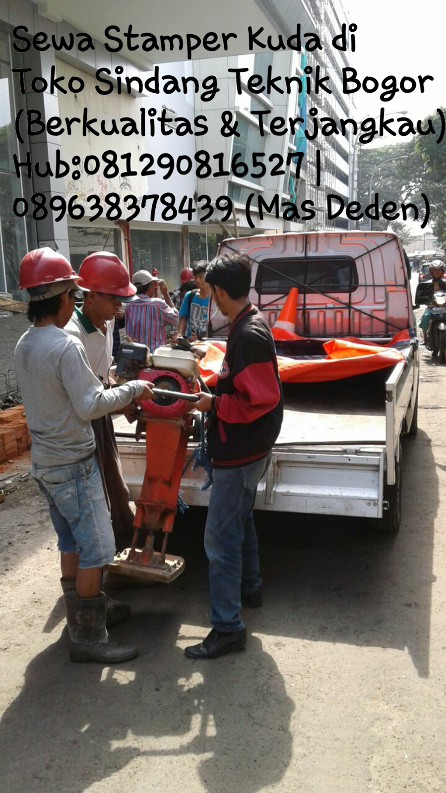 Project Sindang Teknik : SEWA ALAT PROYEK STAMPER KUDA / TAMPING RAMMER ...