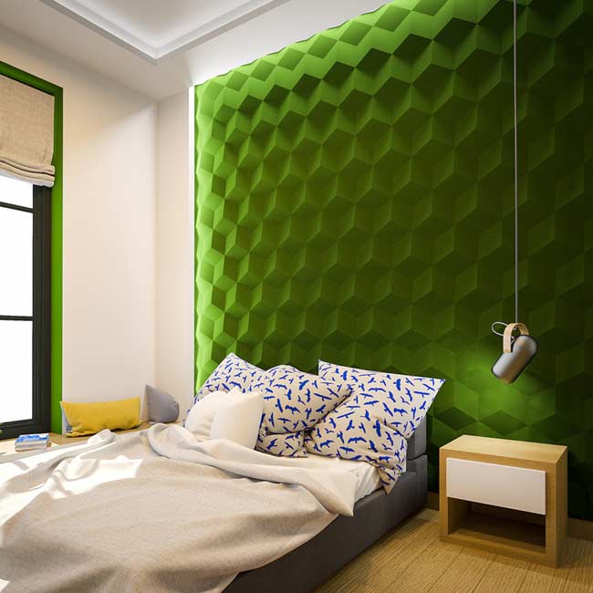 Modern 3d gypsum wall panels choice and installation