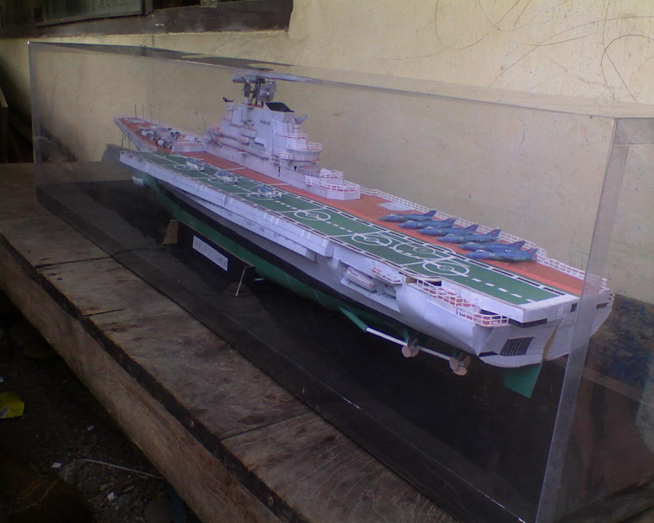 Papermodel Kapal Perang & Lain2: Papercraft Aircraft Carrier Novorossiysk