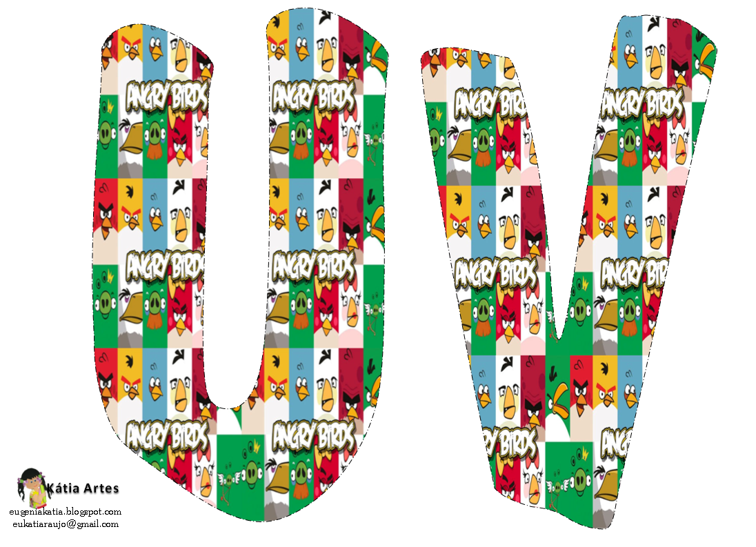 Alfabeto Angry Birds. - Oh my Alfabetos!