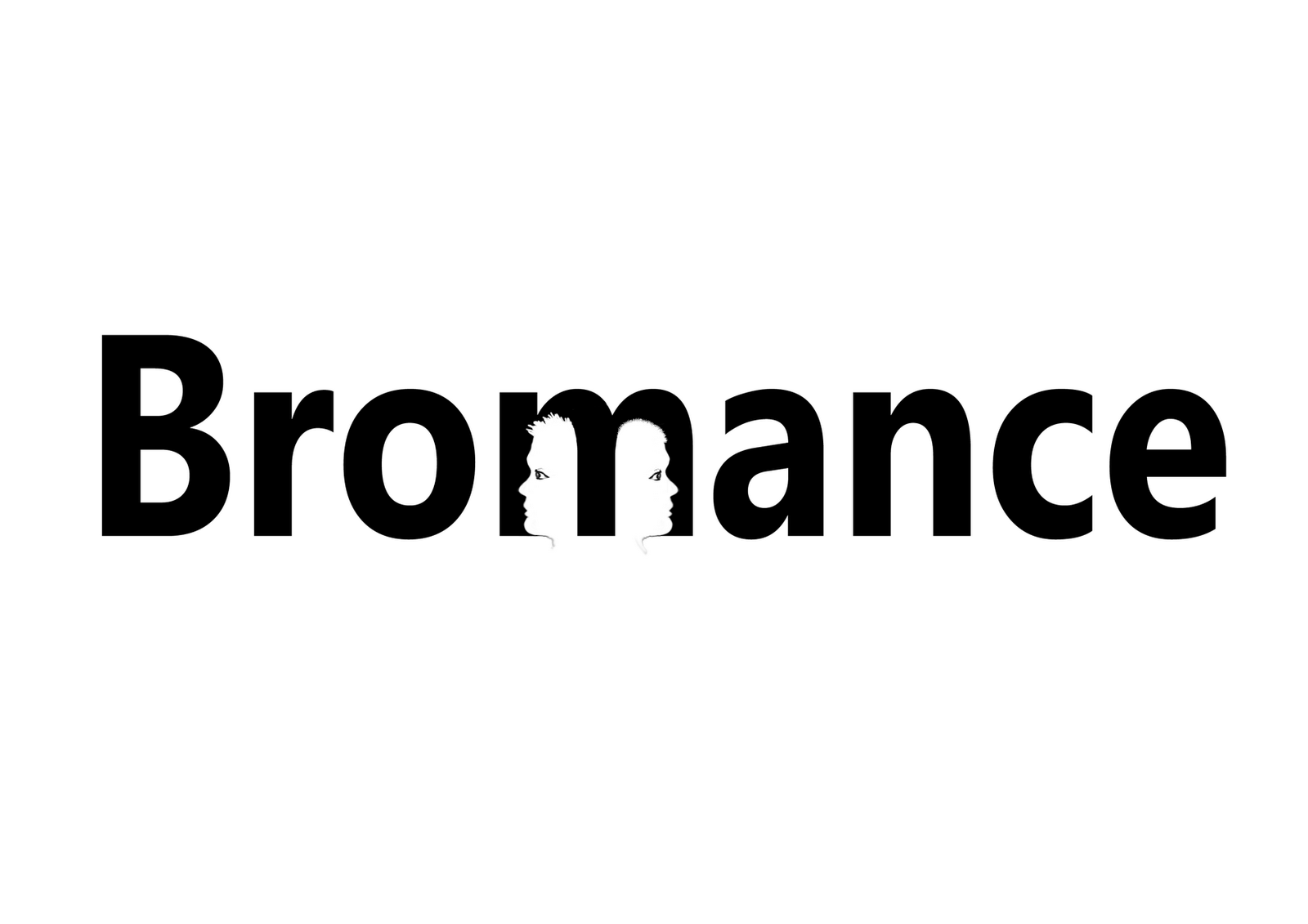 Monday morning...: Bromance logo attempt