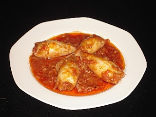 Authentic Greek Recipes: Greek Stuffed Squid (Kalamarakia Gemista)