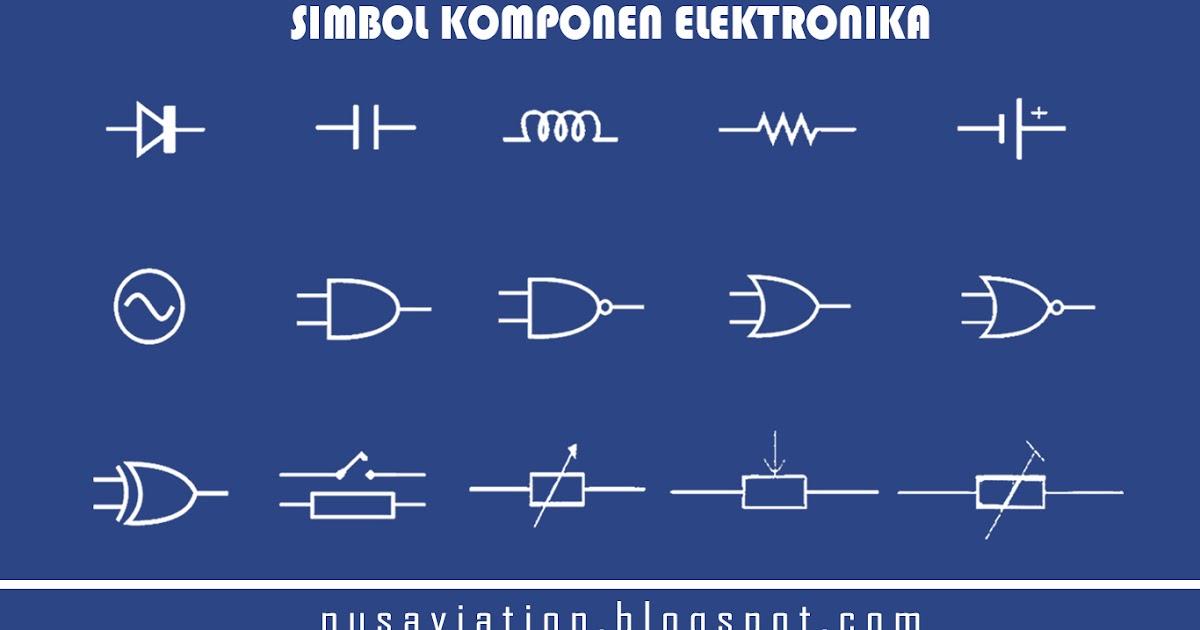 Tabel Daftar Simbol Komponen Elektronika Lengkap - Technology And ...