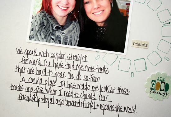 It's Just Paper: Inside the Art: Friendship Matters