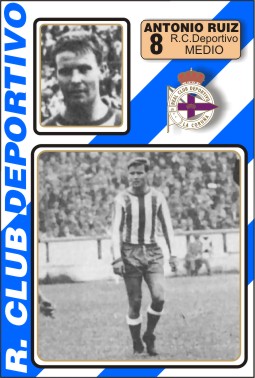 Cromos del Deportivo de A Coruña: ANTONIO RUIZ