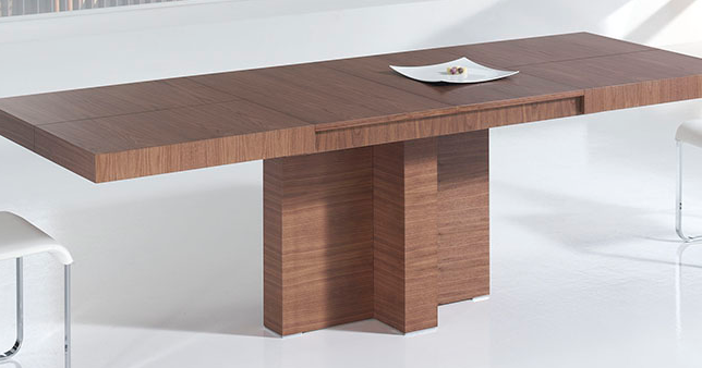 Mesas de comedor con pata central