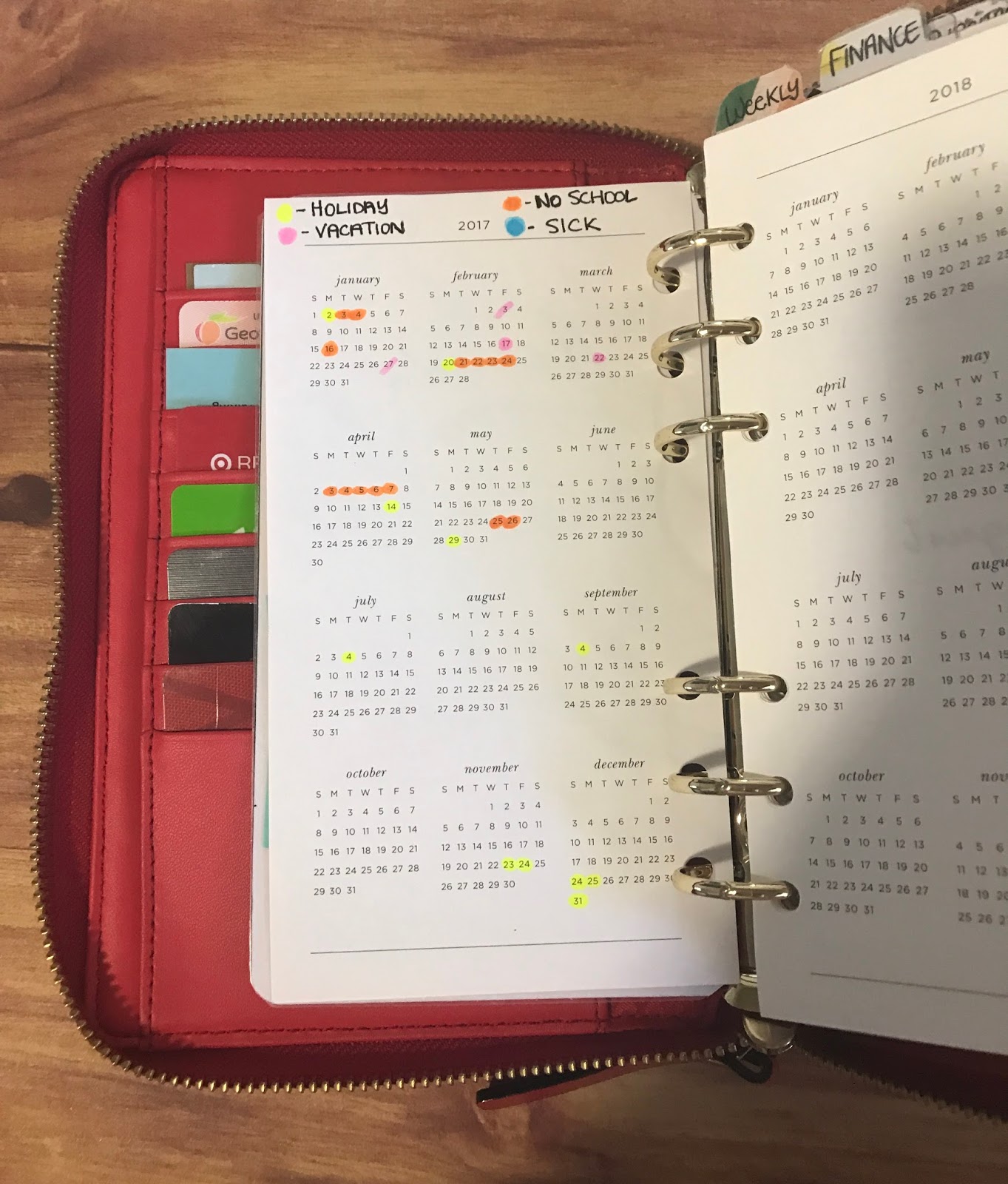 Personal Planner Setup
