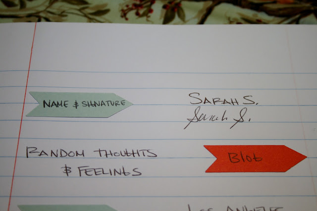 Random Thoughts and Feelings: Handwriting