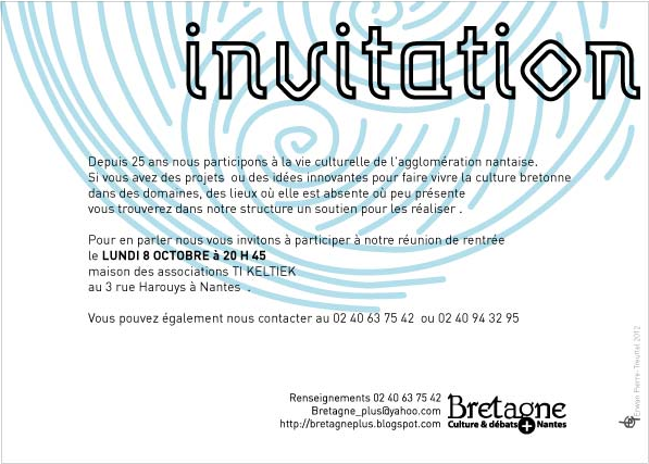 Bretagne+: Invitation à participer à la vie culturelle nantaise