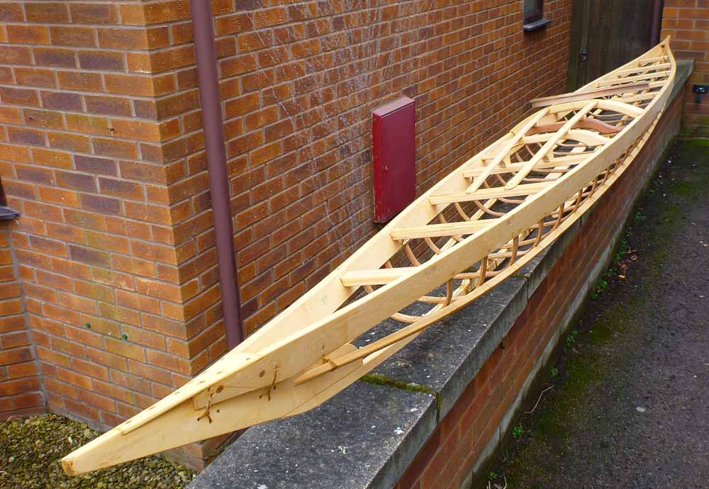 Sail, Salt and Sawdust: Completed West Greenland Kayak Frame