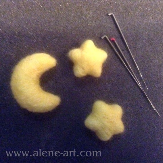 Alene Illustration: Tutorial: Needle Felted Star