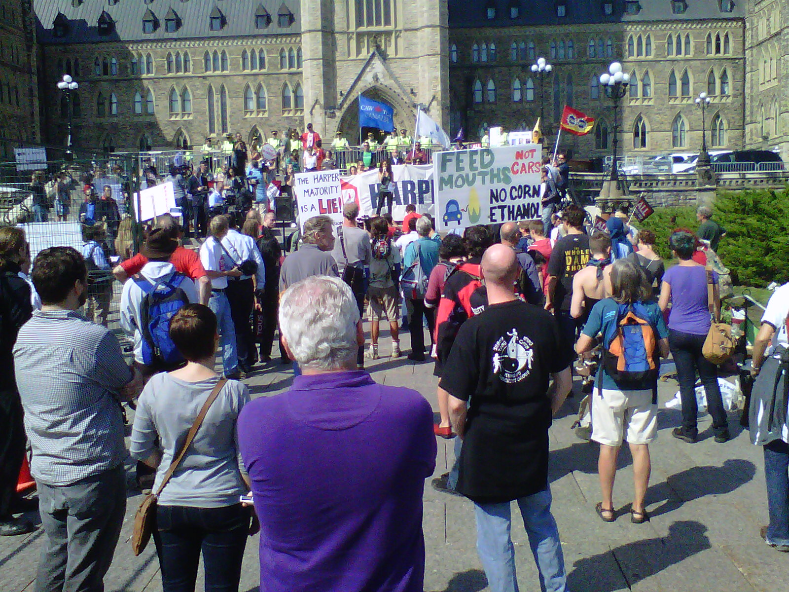 Gustavo Frederico: Occupy Canada at Parliament Hill in Ottawa - Anniversary