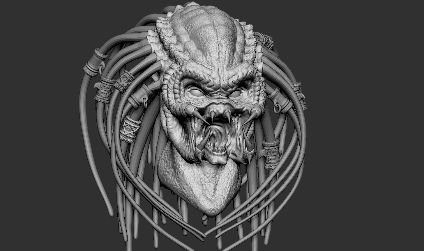 Graphyx Medley: Predator Head Sculpt