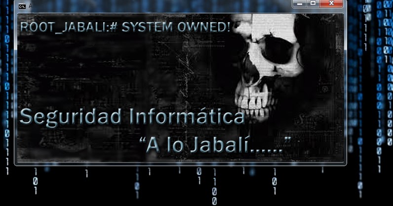 Seguridad Informática "A lo Jabalí ..." | Blog de Seguridad Informatica ...
