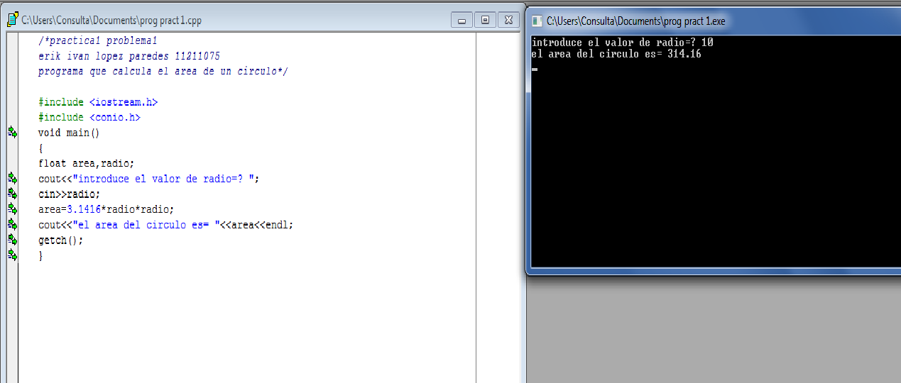 Programacion Estructurada: Practicas unidad 1