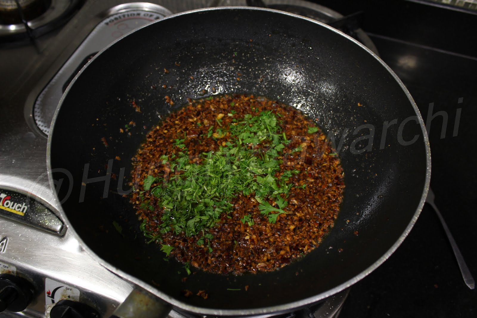 Burnt Garlic Spaghetti Aglio Olio