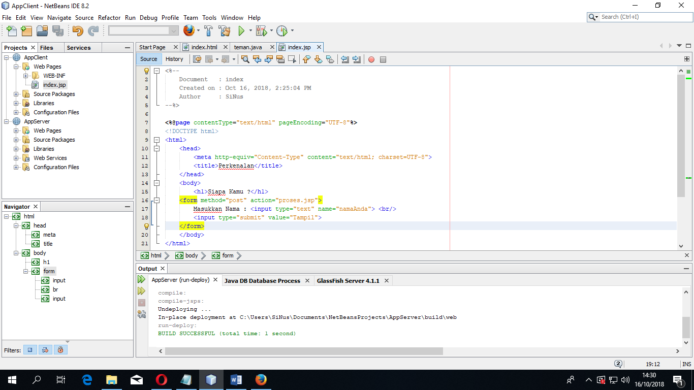 Vol.4 Tutorial Netbeans : Web Service Client Dengan JAX-WS dalam 2 Project - EnggarDwi