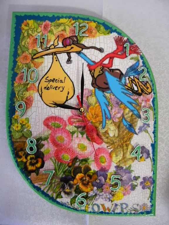 Simonel Art - produse handmade realizate cu tehnica decoupage: Ceasuri ...