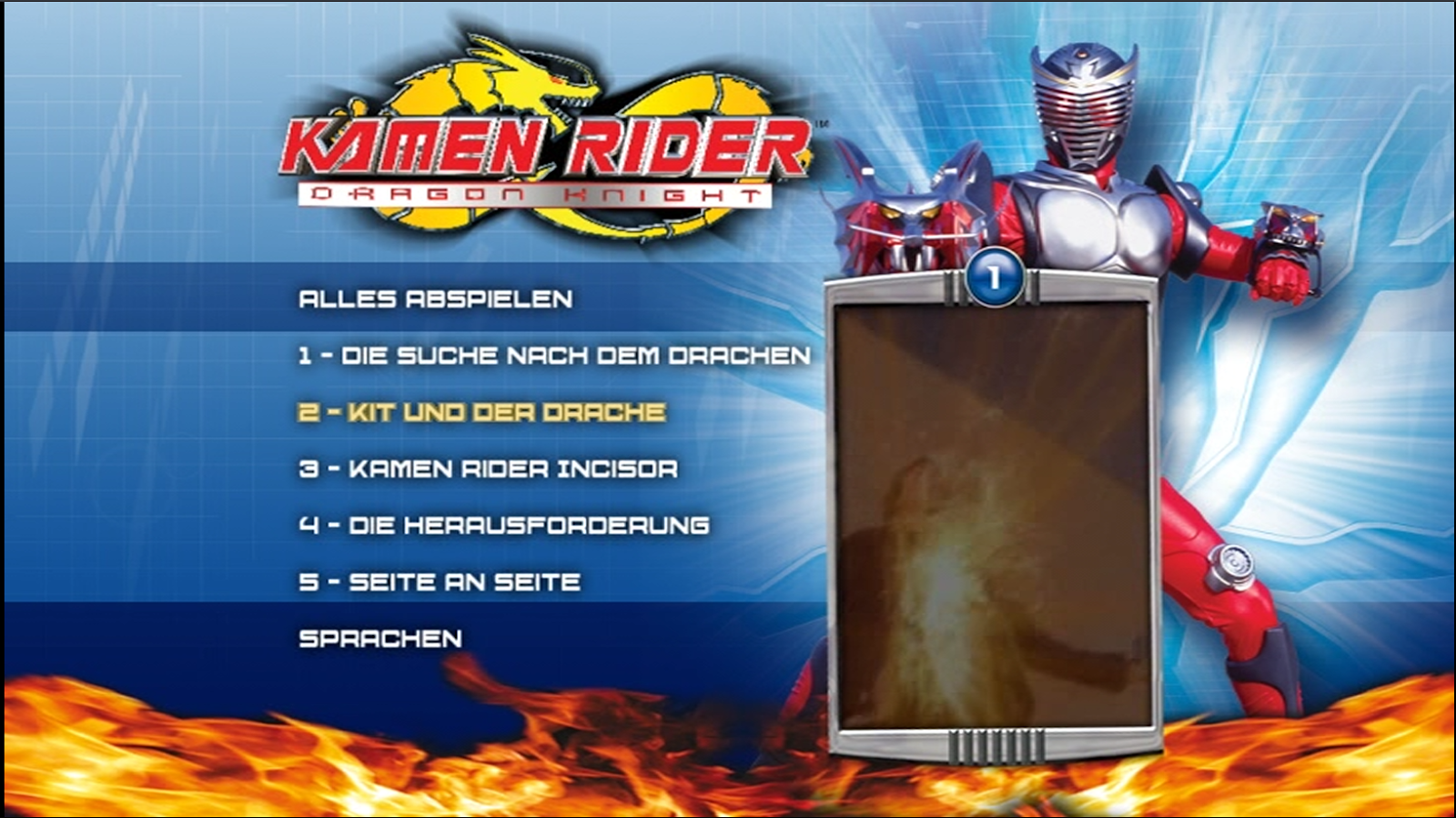 Emerald Rangers: Kamen Rider Dragon Knight. Volume One and Two DVD ...