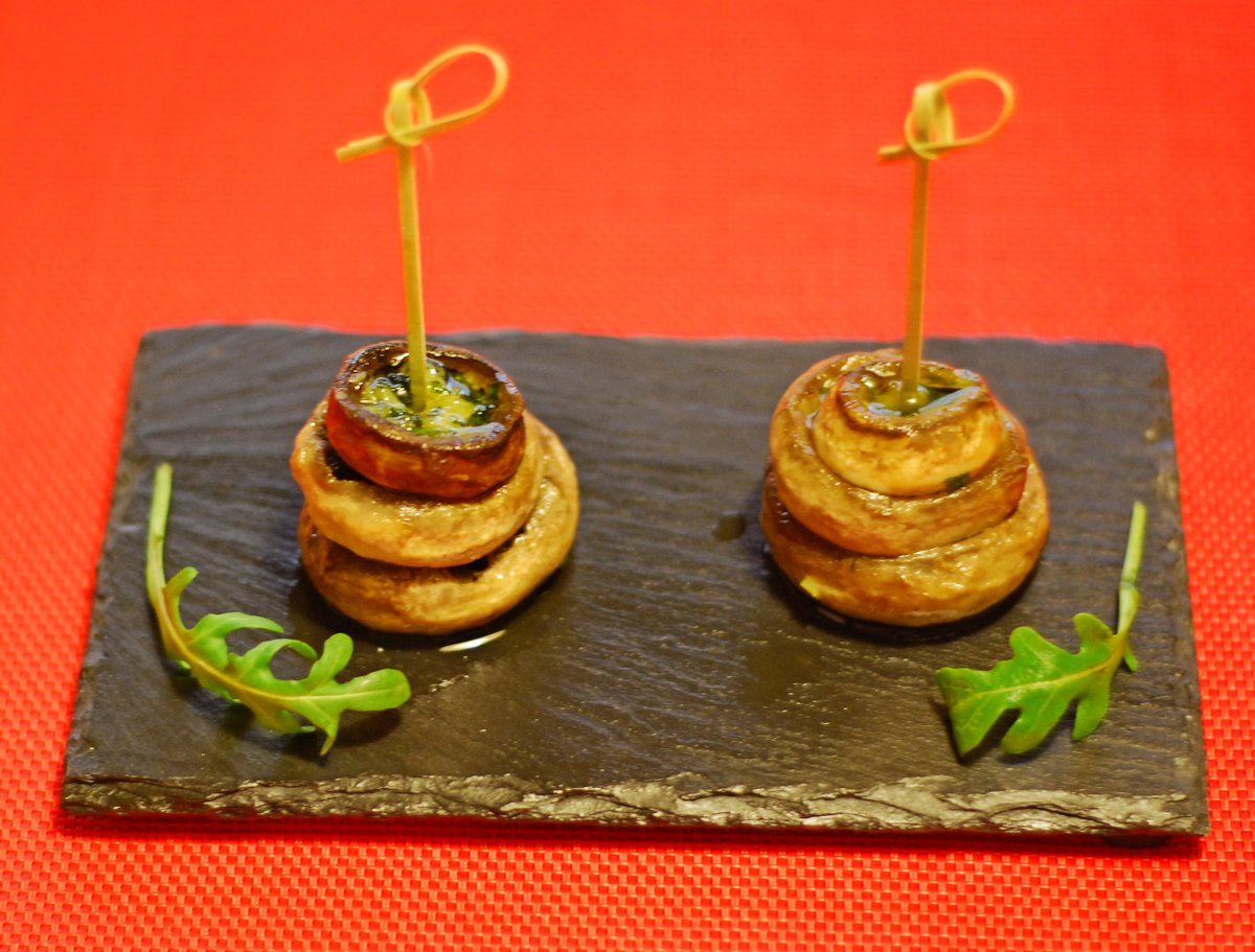 Jana Kitchen: Montadito de champiñon