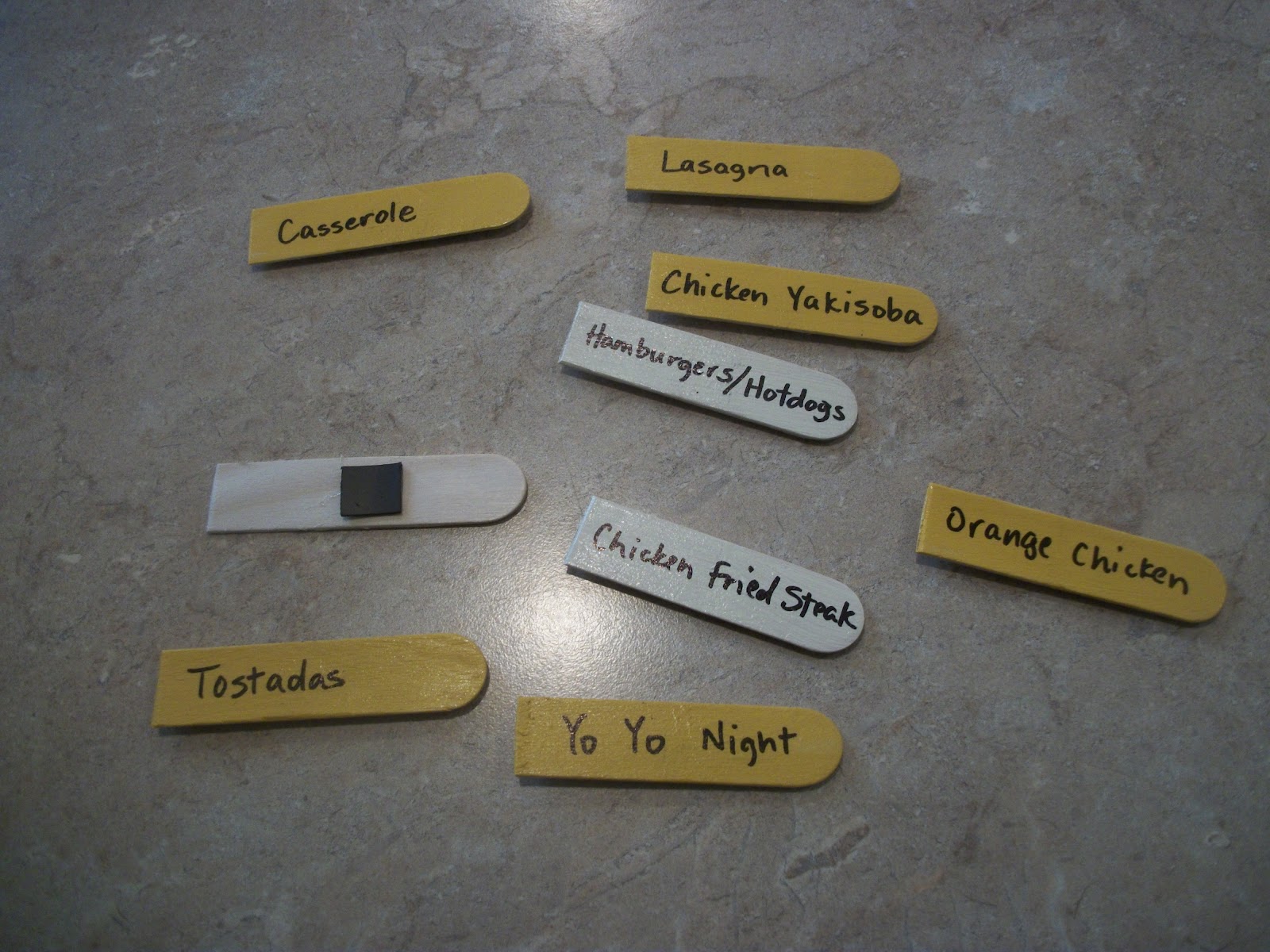 Mishey Mamasita: Menu Planner Board