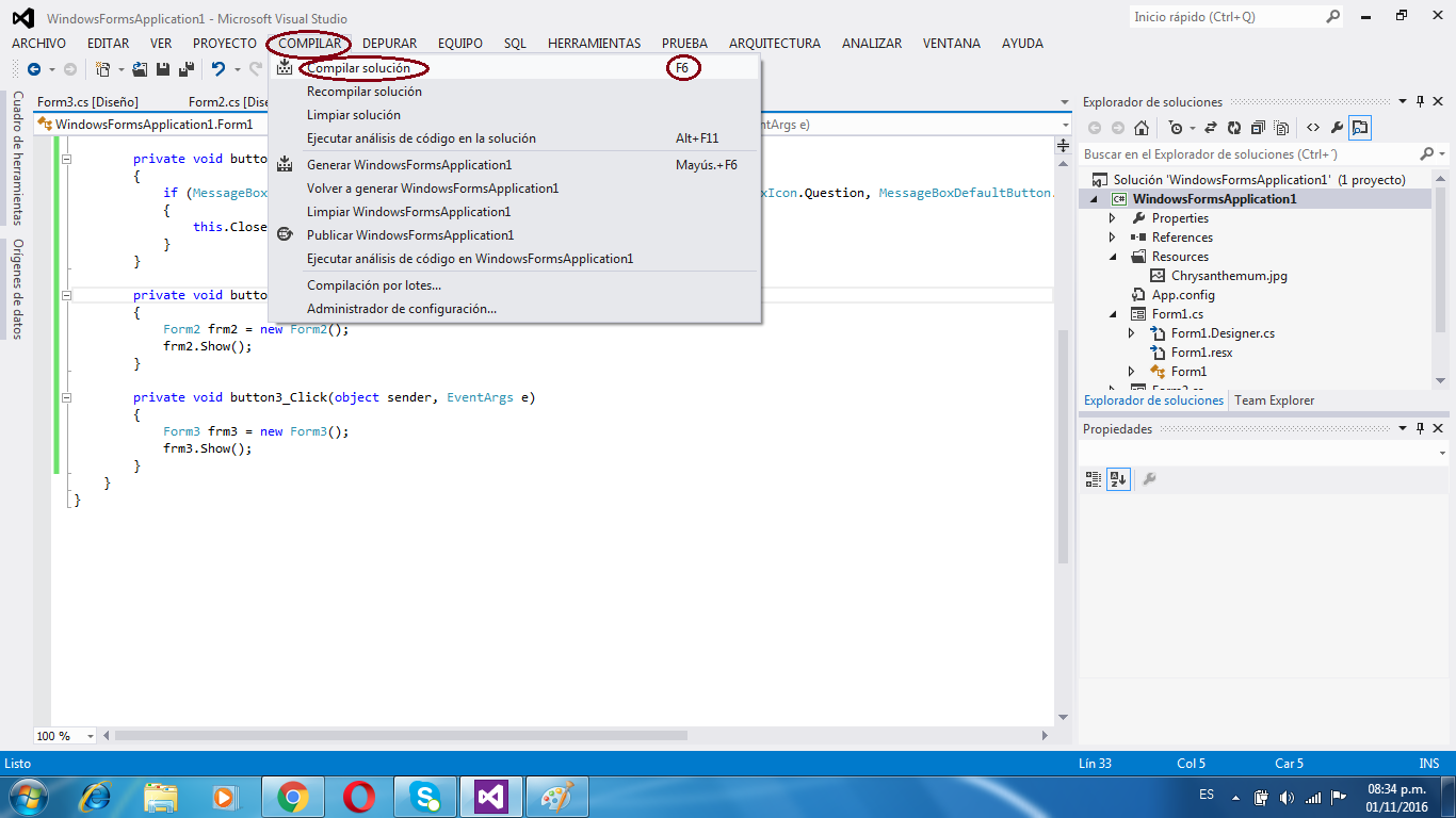 Programación y Diseño Web: Cómo compilar una aplicación C # en Visual ...