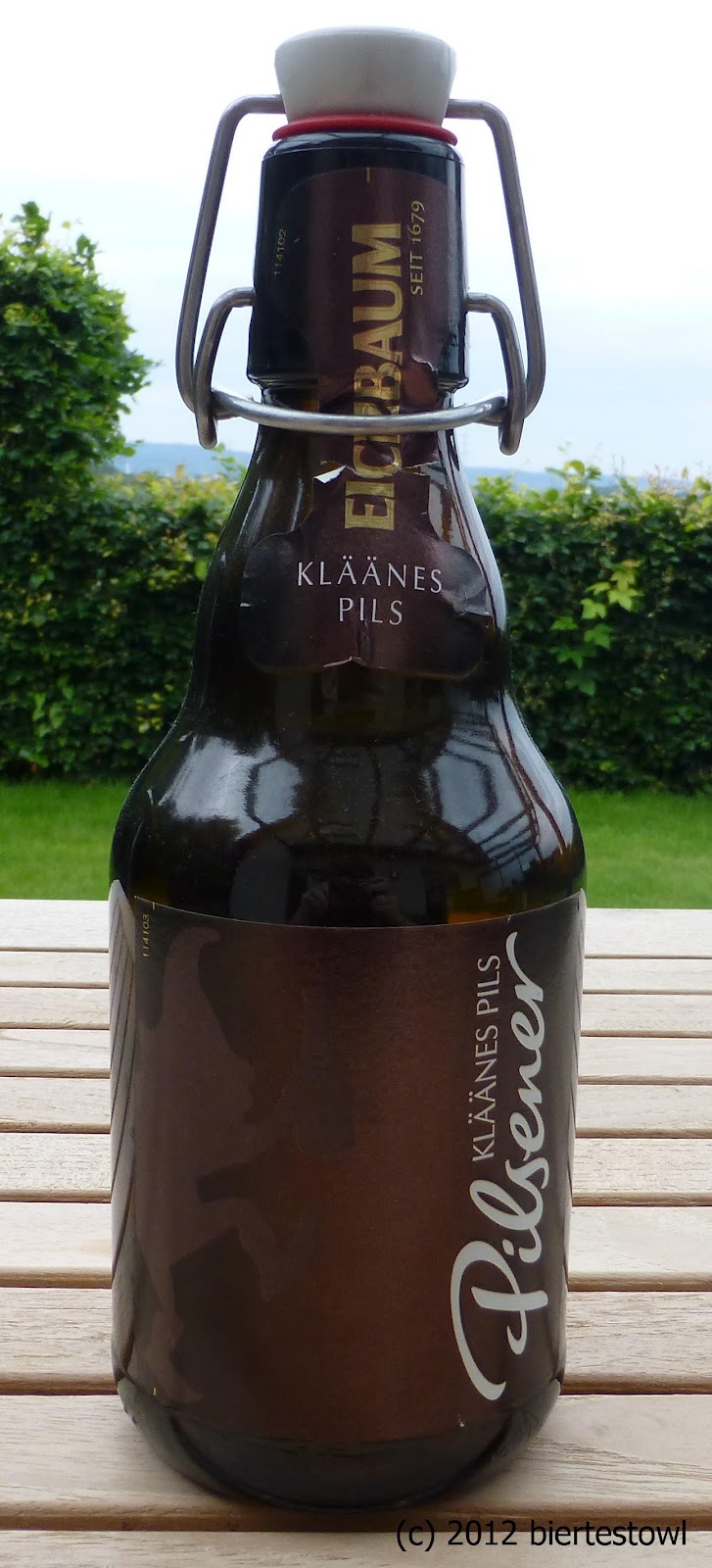 Tests von Bieren aus der ganzen Welt!: Brauerei Eichbaum "Kläänes Pils"