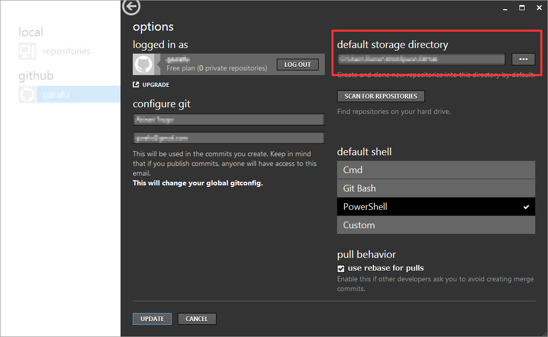 GitHub for windows の インストール と 設定 - galife