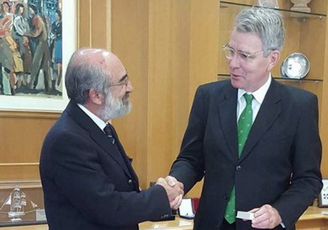 Στην Αλεξανδρούπολη ο Αμερικανός Πρέσβης Geoffrey Pyatt