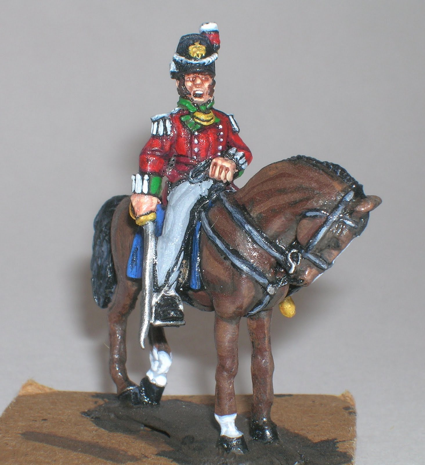 J's Miniature Civil War: Mounted British Waterloo Colonel from Victrix