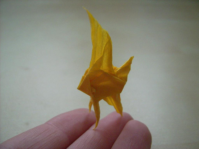 World's Smallest Origami by Anja Markiewicz