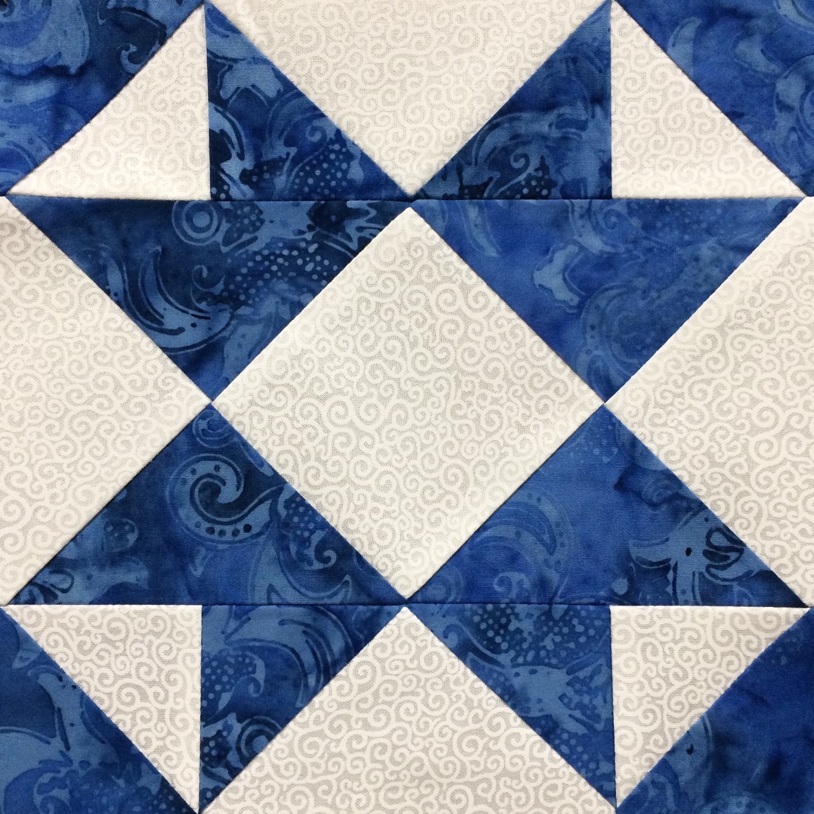 Hand Made Karma: Blue & White Sampler - Eight Inch Blocks Complete