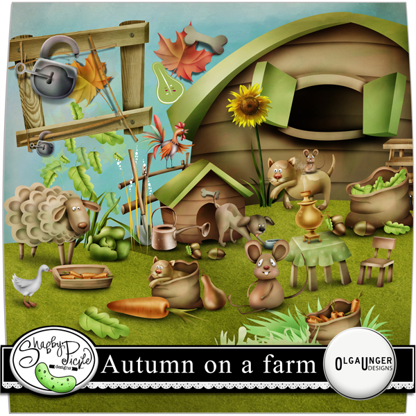 Fehnmaus´s Hobby-Blog: NEW***Autumn on a farm by Olga Unger Designs***NEW