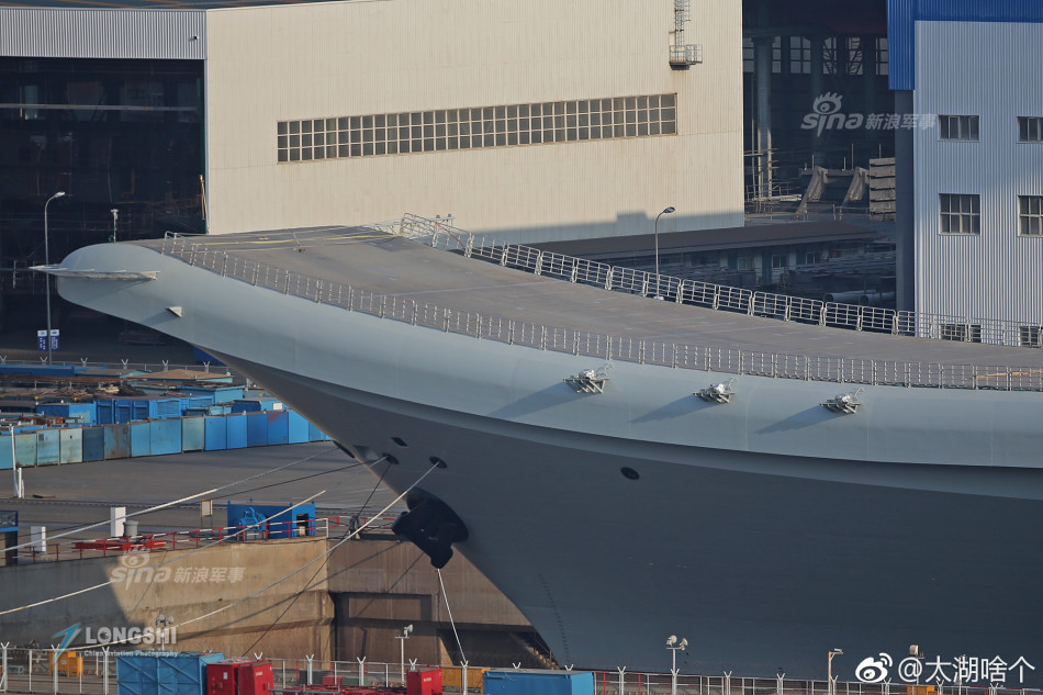 Asian Defence News: Photos of new Chinese aircraft carrier under ...