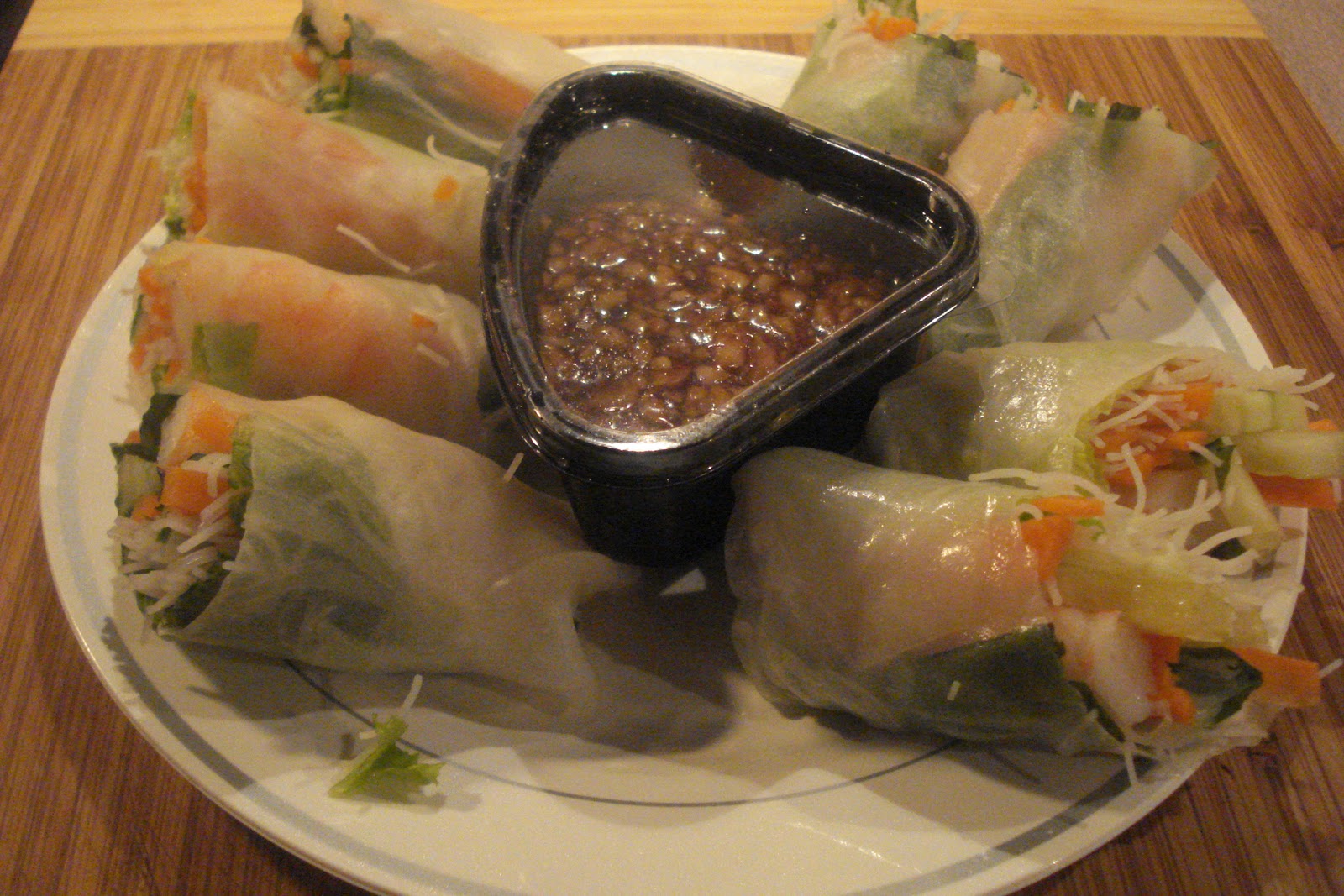 Goi Cuon- Shrimp Spring rolls/Vietnamese cold spring rolls