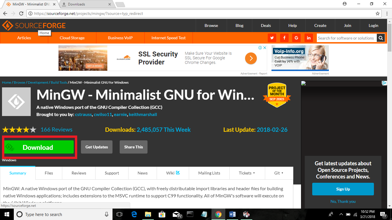 Mingw download windows