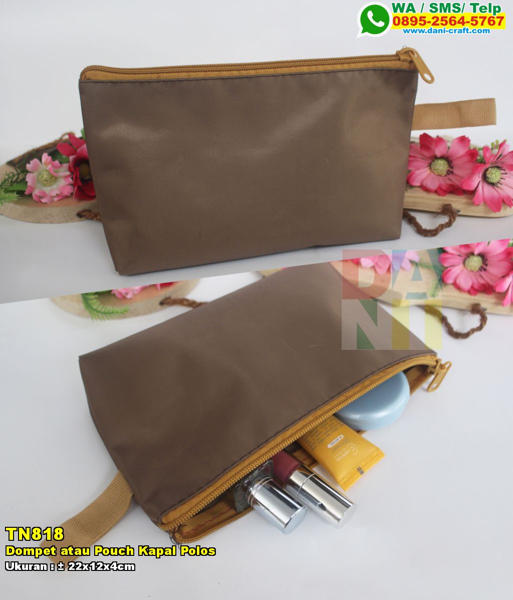 Dompet Atau Pouch Kapal Polos | Souvenir Pernikahan