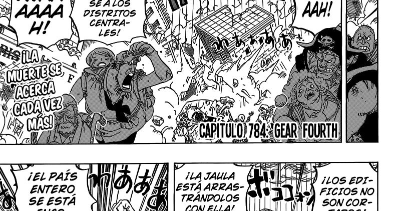 One Piece Manga Capitulo 784. Gear Fourth ~ ParaisoGrandLine