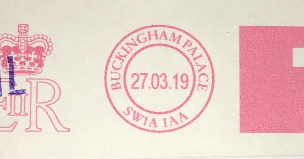 Gert's Royal Replies: UK Royal Postmarks - (W4047 Era) (2019-2022)