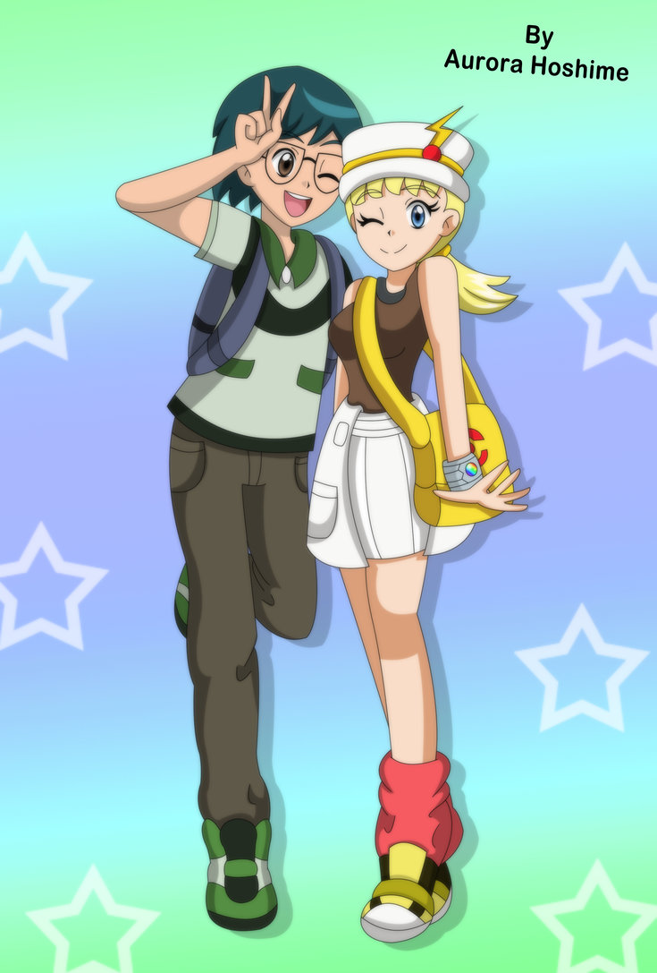 Parejascity love: bonnie y max de pokemon pareja