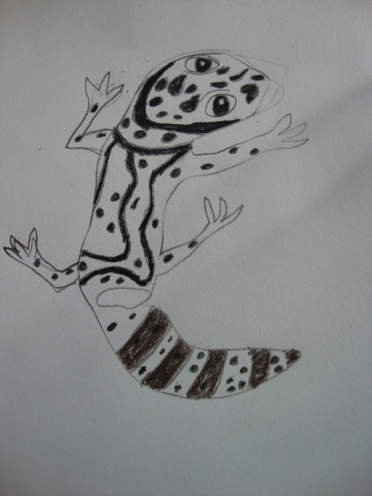 Courtney's Art Blog: How To Draw a Leopard Gecko