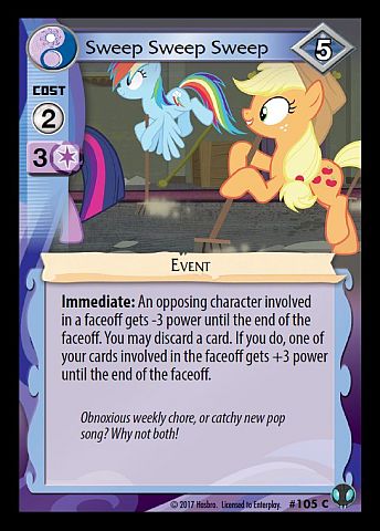 MLP Sweep Sweep Sweep CCG Cards | MLP Merch