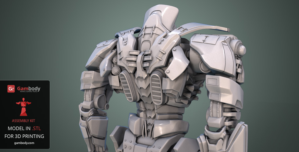 Pacific Rim-Gipsy Danger 3D Printing Model | Assembly 3D Figurine ...
