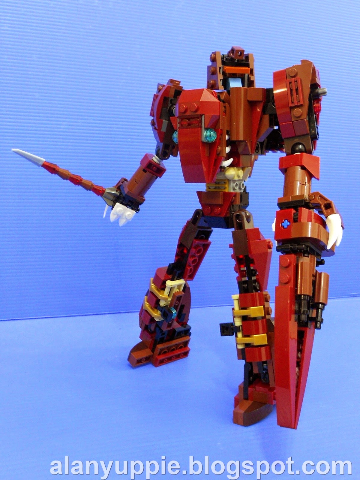 Alanyuppie's LEGO Transformers: LEGO Beast Wars Dinobot Part 2: Robot mode