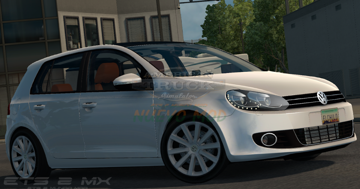 (Auto ATS) Volkswagen Golf Mk6 - ETS 2 Mundo Mod