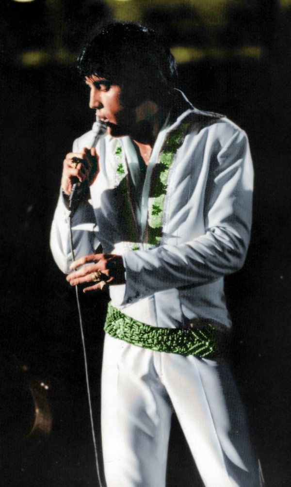 Elvis Presley . . . : Jumpsuit - Green Tapestry