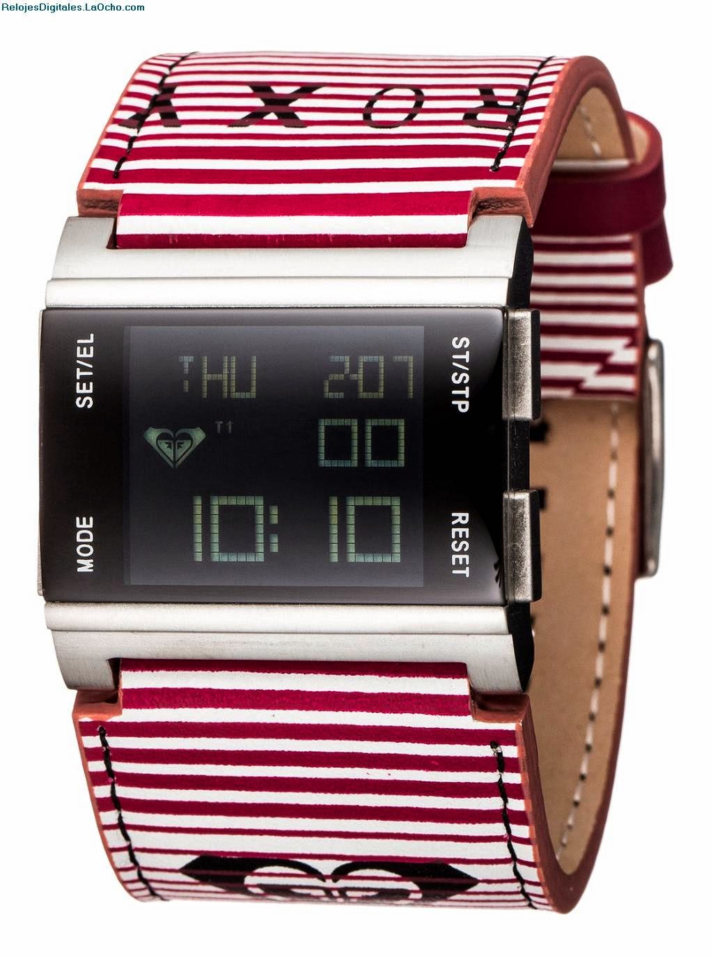 Relojes Digitales: Quiksilver Random y Roxy Wonton de acero naval ...